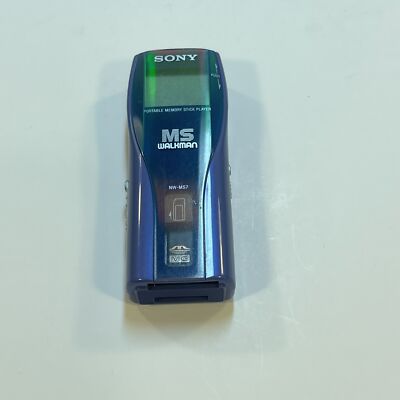 Vintage SONY MS DIGITAL WALKMAN MEMORY STICK PLAYER NW-MS7 | eBay