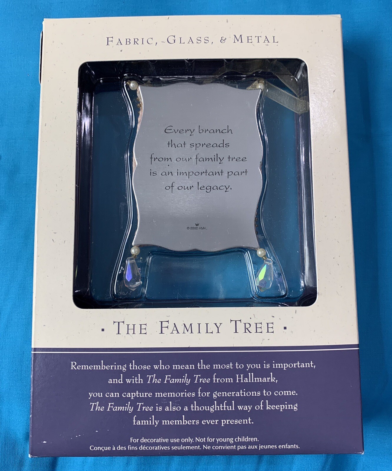 Hallmark Family Tree Photo Frame - Beaded Satin/Metal- Part of Our ...