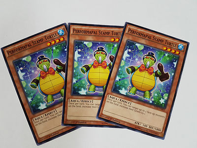 3x Yu-Gi-Oh Secrets of Eternity #SECE-EN005 Performapal Stamp Turtle C ...