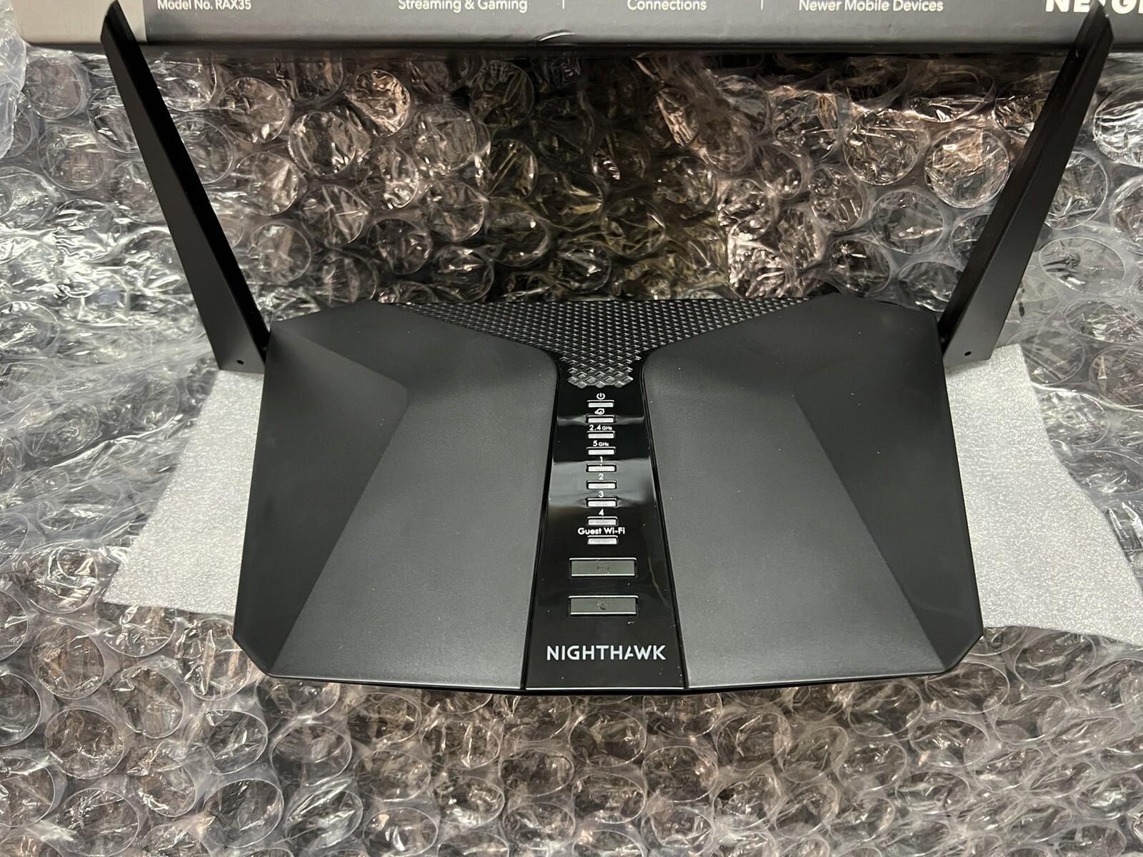 NETGEAR Nighthawk AX4 4-Stream AX3000 Wi-Fi 6 Router RAX35-100NAS | eBay