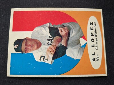 1961 Topps Baseball Card # 132 Al Lopez (HOF) - Chicago White Sox (VG ...