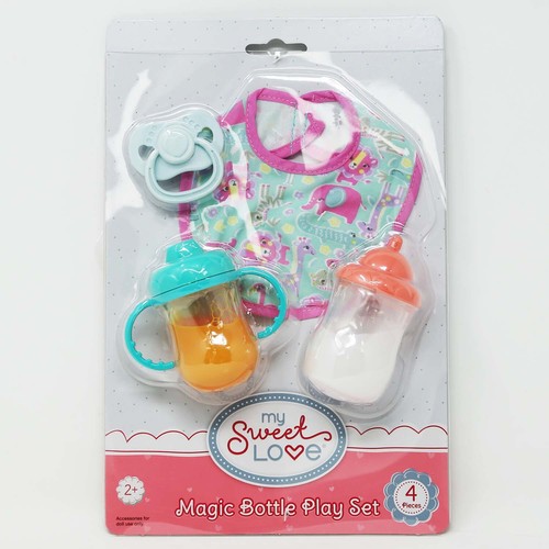 My Sweet Love Baby Magic Bottle Play Set, Toy Accessories - 4 Pieces ...