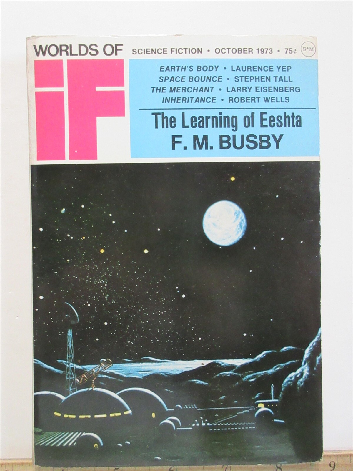 Worlds of If Science Fiction Oct 1973 F.M. Busby, Laurence Yep, Larry ...