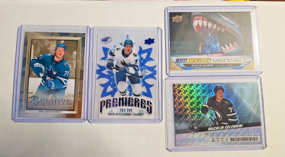Macklin Celebrini Rookie Card Lot | eBay