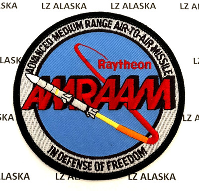 RAYTHEON AMRAAM AIR-TO-AIR MISSILE PATCH (AFC) USAF - USN - USMC | eBay