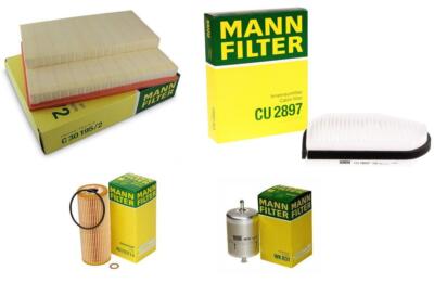 Mann Oil Air Paper Cabin Fuel Filter Kit for Benz W202 C220 C230 C280 ...