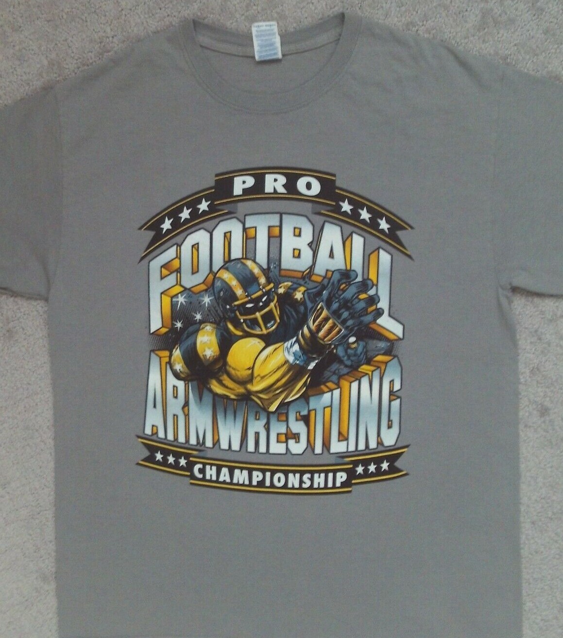 Vintage Pro Football Arm Wrestling Championship T Shi… - Gem