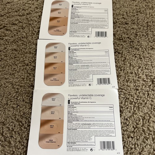 3x Clinique even better makeup broad spectrum SPF 15 Sample Card | eBay