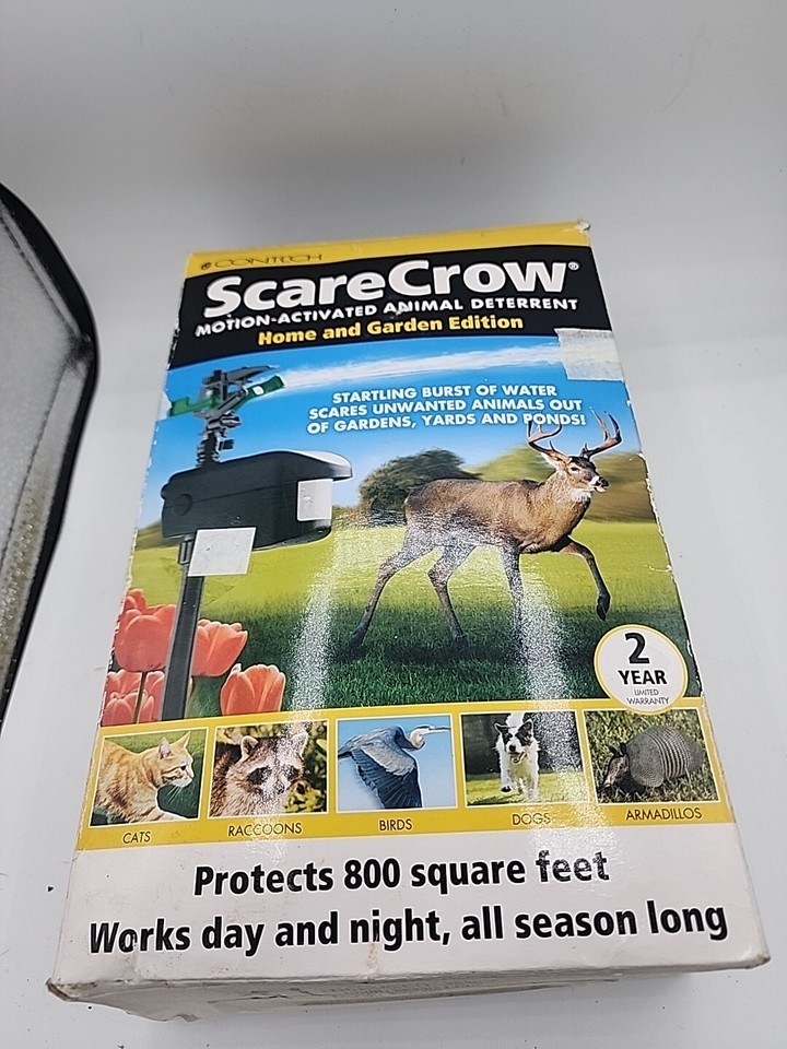 Contech ScareCrow Motion Activated Animal Deterrent Burst Of Water | eBay