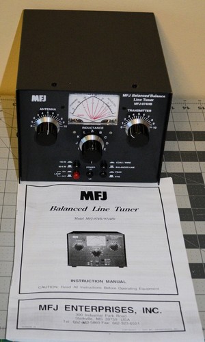 MFJ-974HB 300W Balanced Line Tuner with manual, no box | eBay