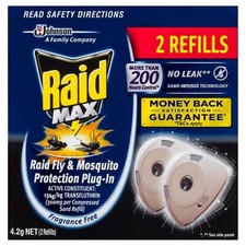 RAID Night and Day Electronic Mosquito Repellent Refill - 2 Pack for ...