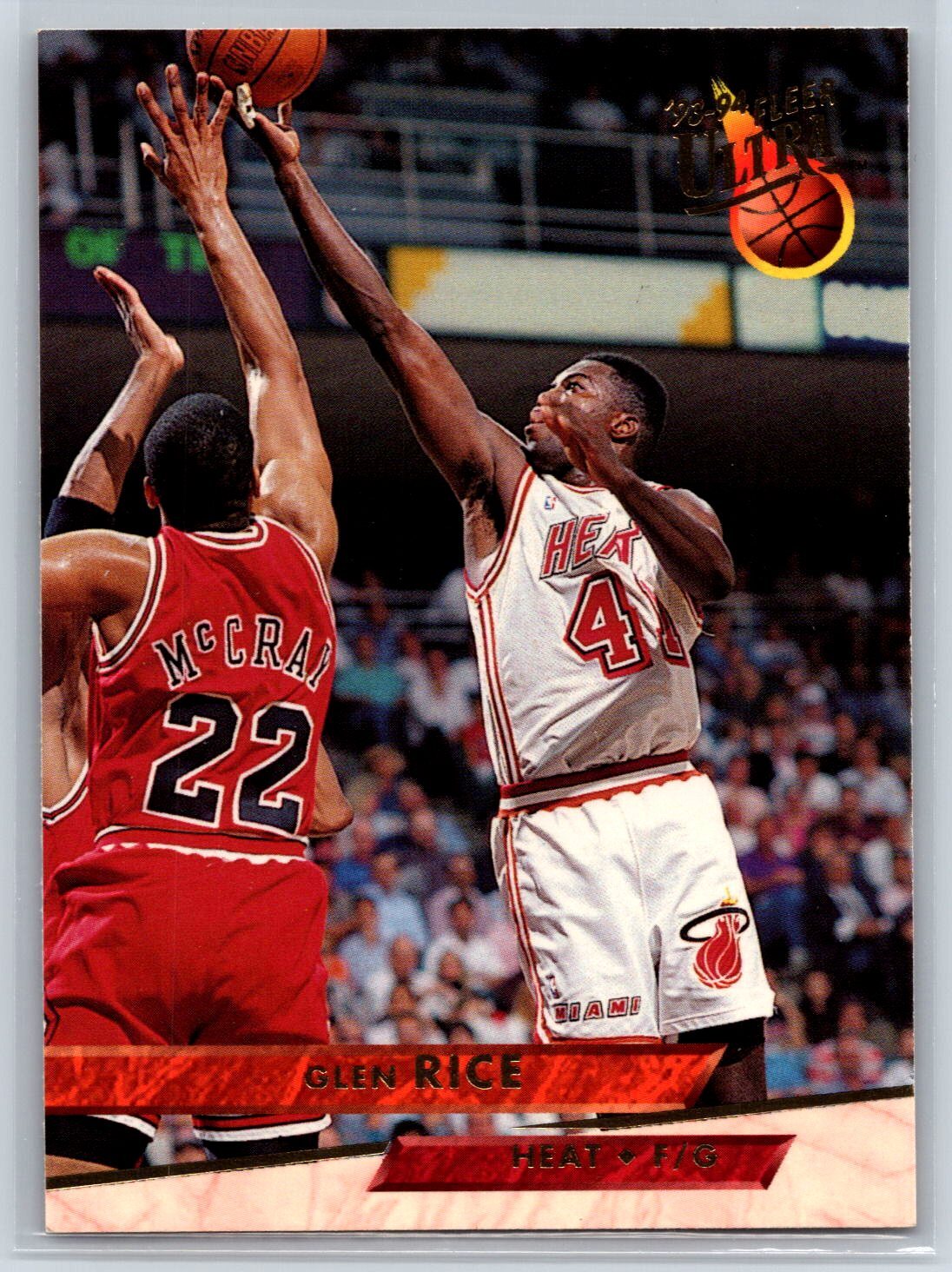 1993-94 Fleer Ultra Glen Rice Miami Heat #101 | eBay