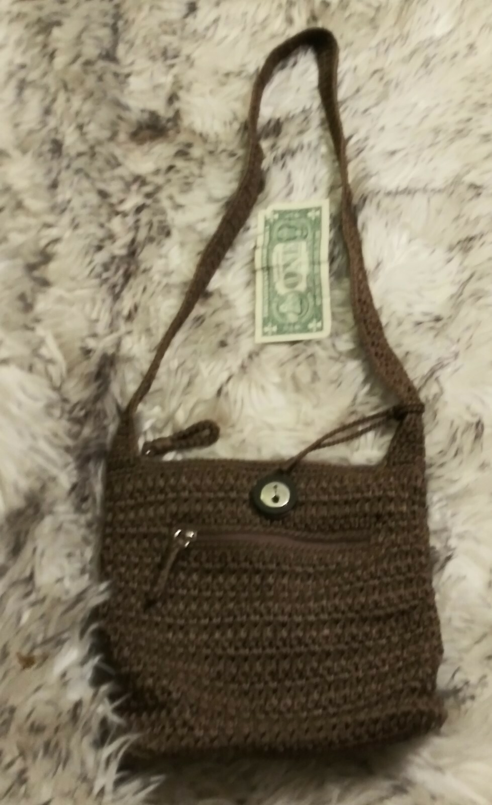 The Sak Original Vintage Woven Crochet Shoulder Bag B… - Gem
