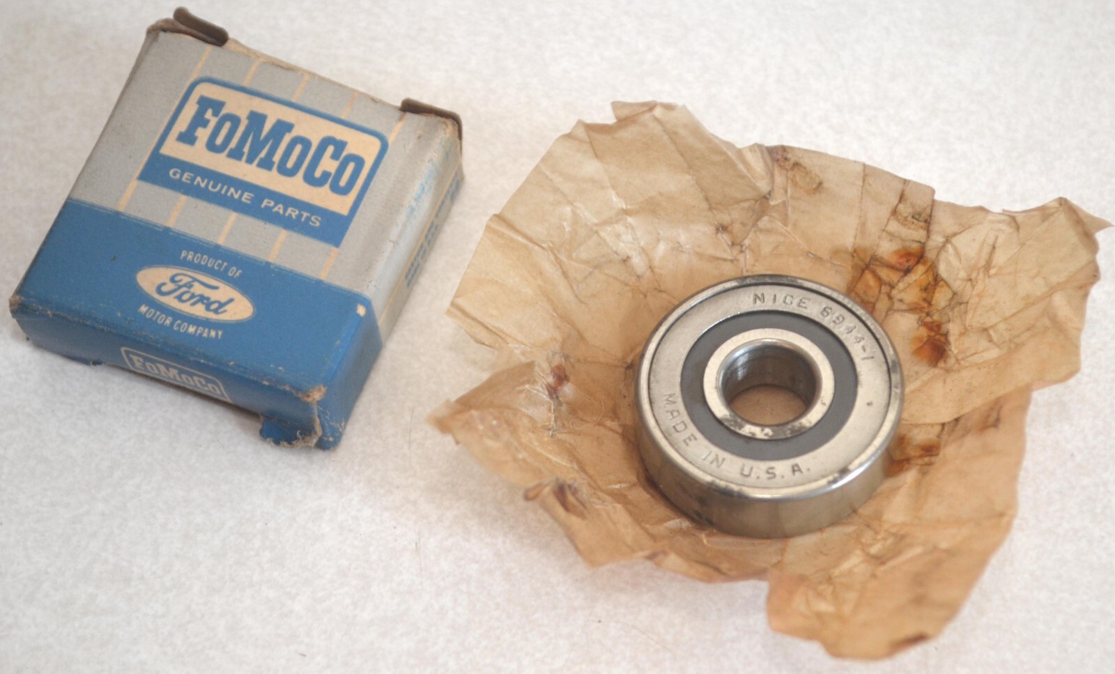NOS 1951-1965 Ford Generator Rear Bearing, Galaxie Fairlane Mercury ...