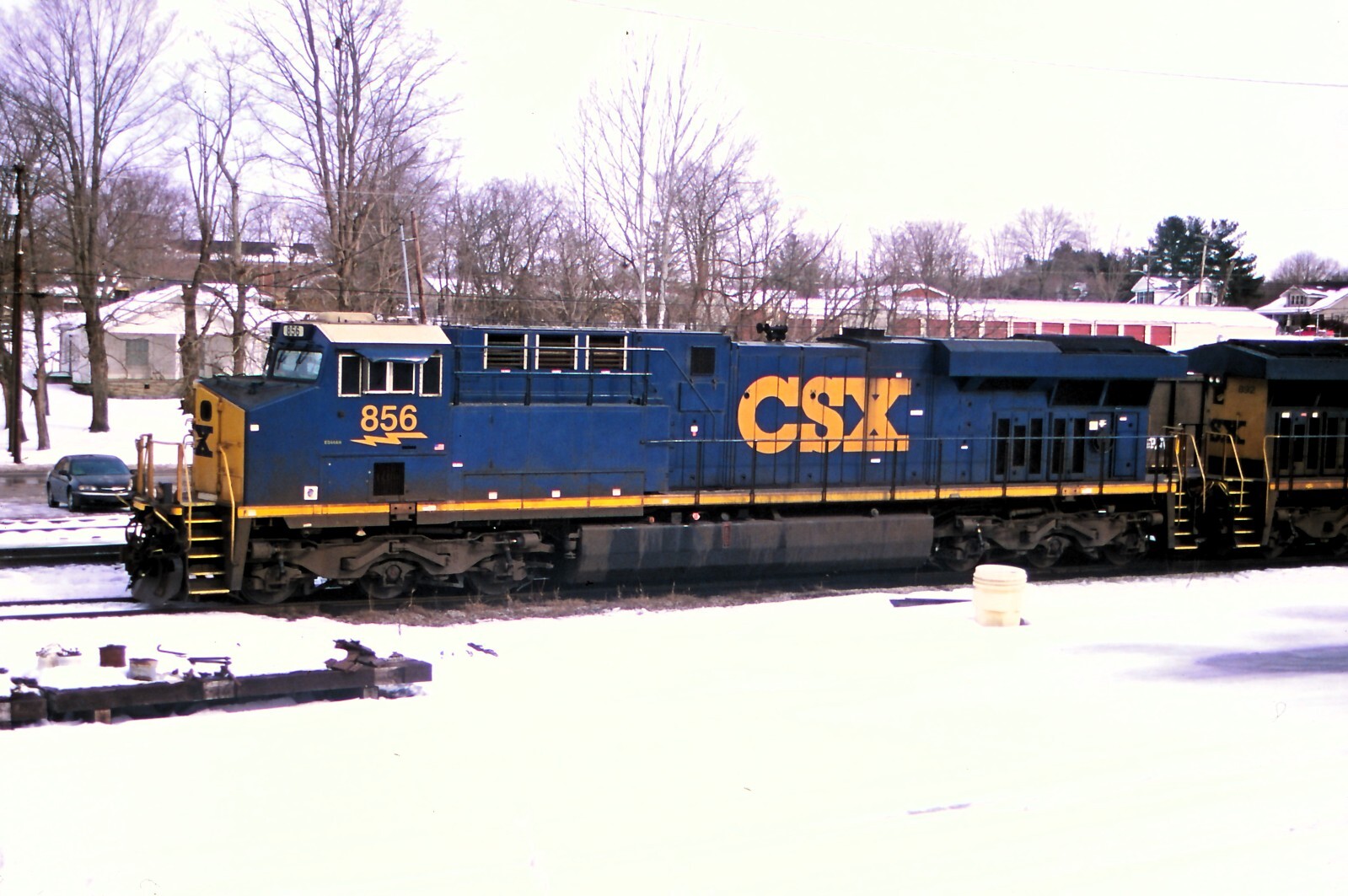 CSX TRANSPORTATION ES44AH 856 Original slide--East Bernstadt, Kentucky--2015 | eBay