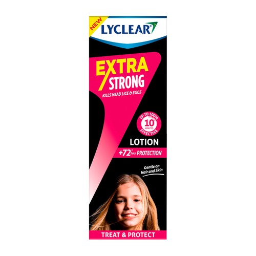 Lyclear Extra Strong Treat and Protect Lotion 100ml Effective Lice ...