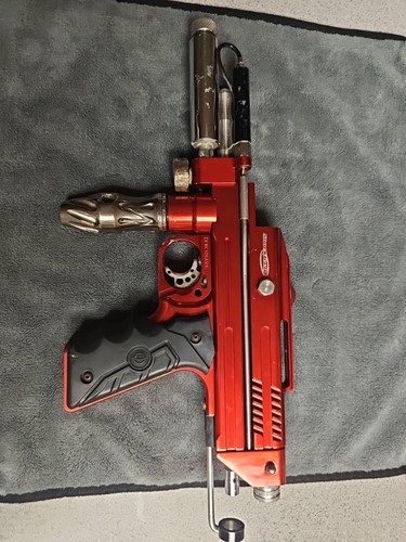 ShickTech Autococker Paintball Marker Red Pneumatic Semi-Automatic | eBay
