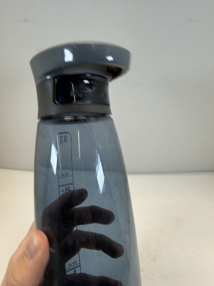 Contigo 32 oz Auto Seal Water Bottle Cobalt Blue Gray Plastic Push ...