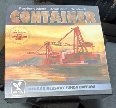 Container 10th Anniversary Jumbo Edition Board Game, New in Shrink | eBay