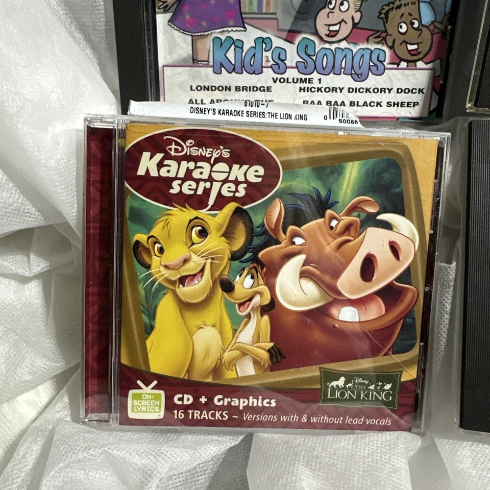 Children’s Cd+ Graphics Karaoke Disney Lion King Mary Poppins Kids ...
