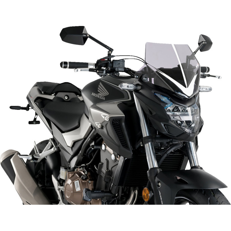 PUIG New Gen SMOKE Sport Windshield 2016-2024 Honda CB500F (280X270MM ...