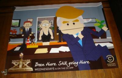 SOUTH PARK SEASON 20 5ft SUBWAY POSTER Canadian Donald Trump & Mr ...