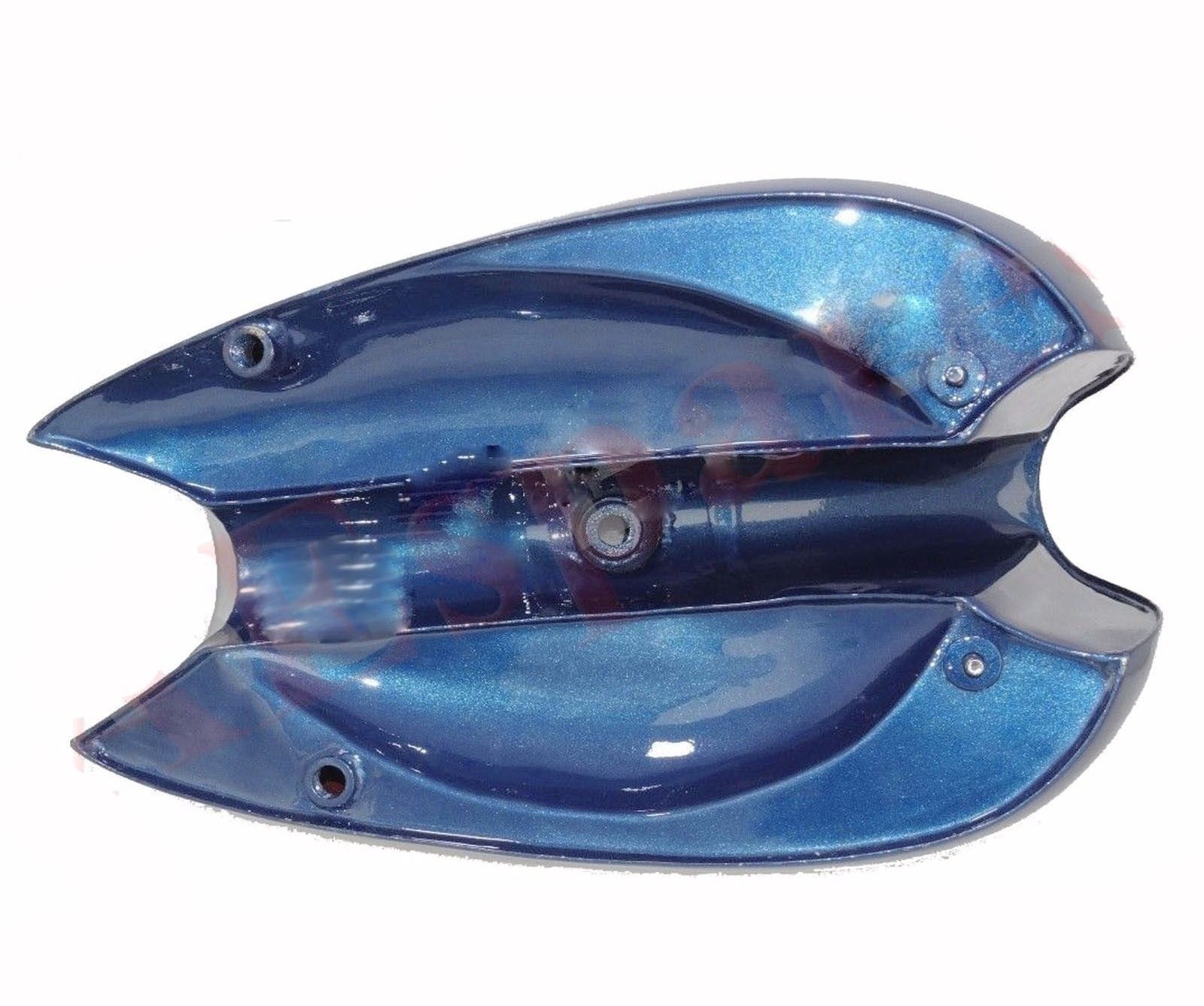 New BSA A7 A10 4 Gallon Blue Painted Chrome Plated Petrol Gas Fuel Tank ...