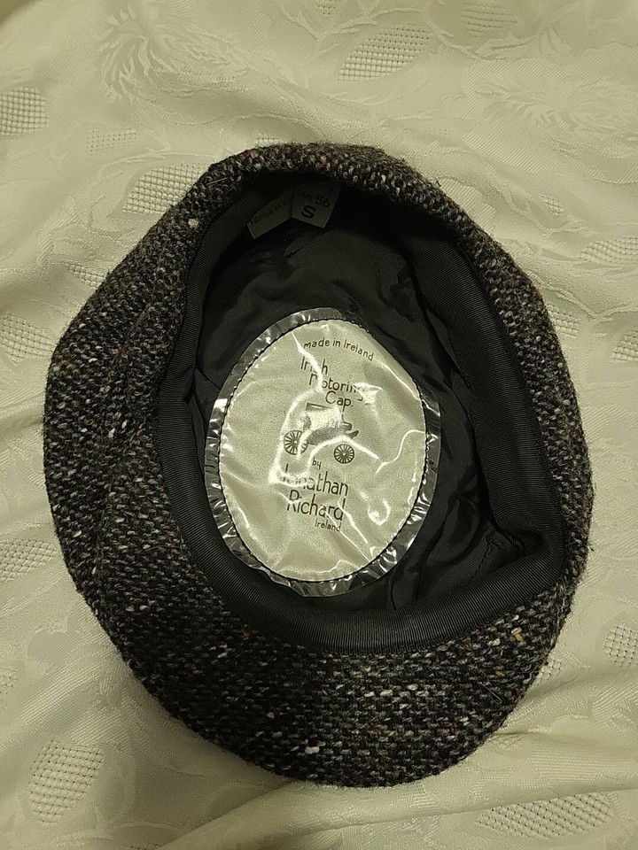 Vintage Wool Irish Tweed Motoring Newsboy Cap By Jonathan Richard Gray ...