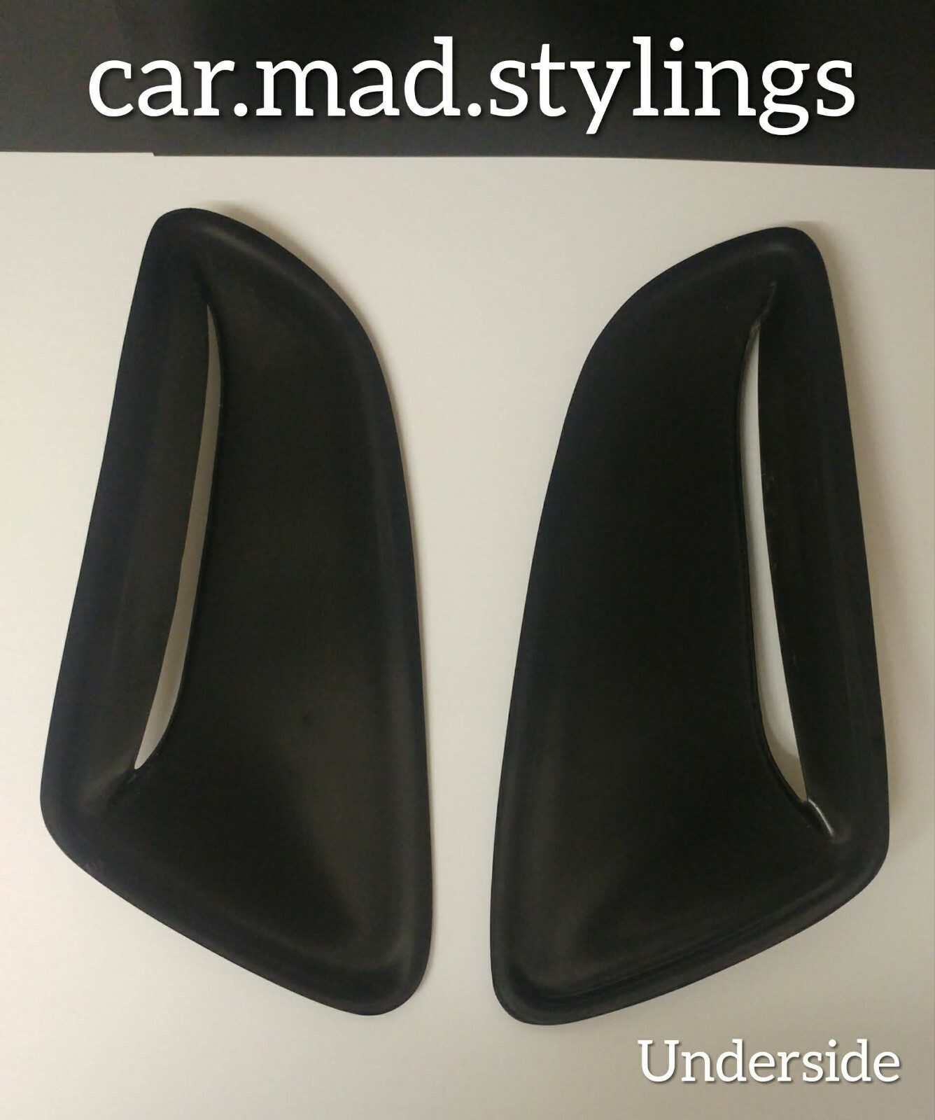 Astra GSI Style Black Plastic Bonnet Vents/Scoop/Air Intake/VXR/Vectra ...