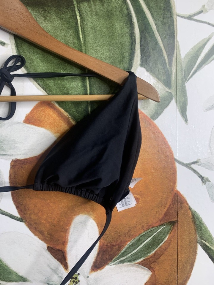 Gymshark Large Black Triangle Shaped Bikini Top Swimwear | eBay UK