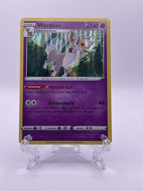 Pokémon TCG Wyrdeer Sword & Shield - Astral Radiance 069/189 Holo Holo ...