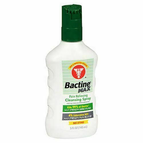 Bactine Max Pain Relieving Cleansing Spray 5 Oz By Bactine 365197811151 ...