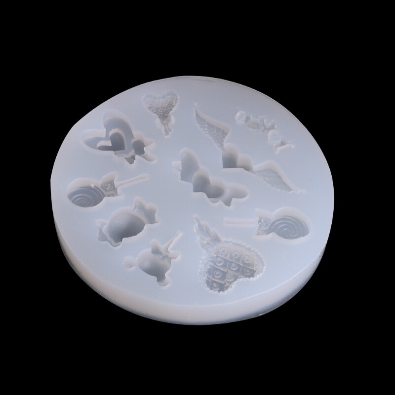 Silicone Lollipop Molds Chocolate Hard Candy Lollypop Sucker Mold Set ...