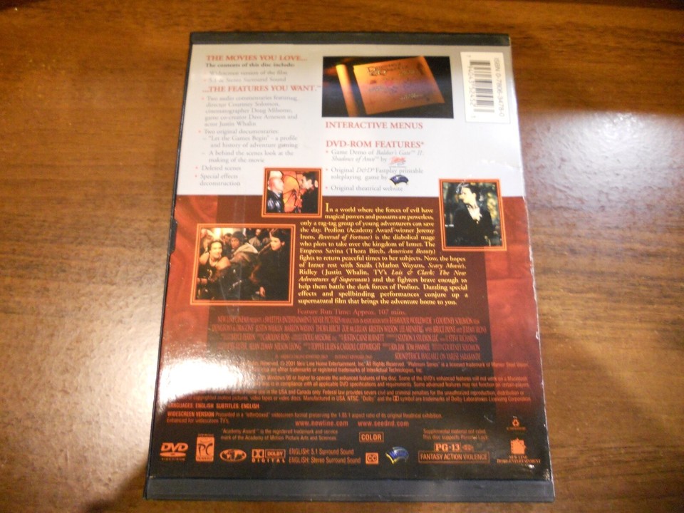 Dungeons & Dragons (New Line Platinum Series) - DVD - | eBay