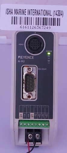 KEYENCE CORPORATION N-R2 CODE READER INTERFACE COMMUNICATION UNIT 24VDC ...