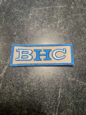 BHC Sew On Patch Trucker Hat 3” Rare Vtg Logo 70s Tab | eBay