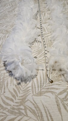 VINTAGE White FEATHER HAT WITH LEI - SHOWGIRL STYLE HEADPIECE | eBay