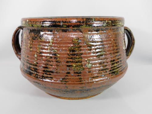 HUGE Vintage Retro Harry Memmott Australian Pottery Pot Bowl Vase Twin ...