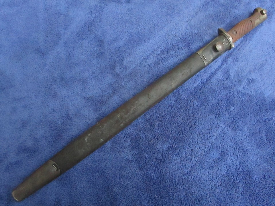 RARE ORIGINAL US M1913 REMINGTON BAYONET AND SCABBARD MAUSER RIFLE ...