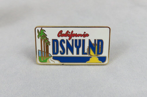 Disney DLR Pin - Disneyland DSNYLND - California License Plate | eBay