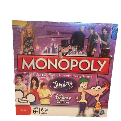 Monopoly Junior Disney Channel Edition - NEW -FACTORY SEALED | eBay