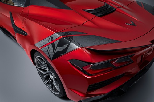 2024-25 Corvette C8 z06 & E-Ray Rear Jake Logo Graphics Carbon Flash ...