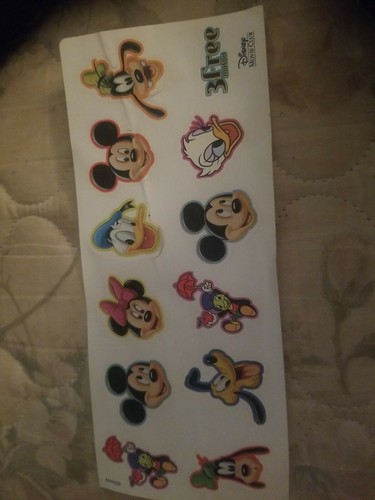 Disney Movie Club sticker sheet character stickers | eBay