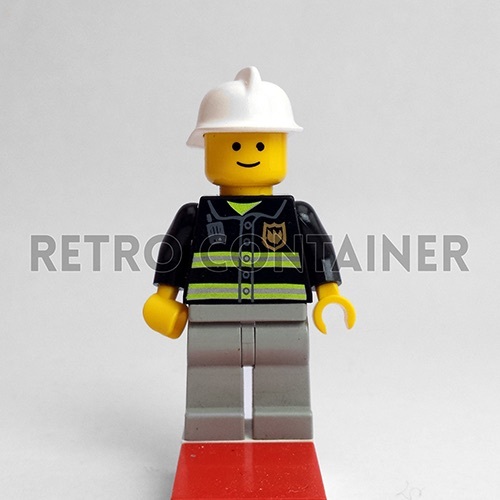 LEGO Minifigures - Fireman - cty035 - City Town Vintage Omino Minifig ...