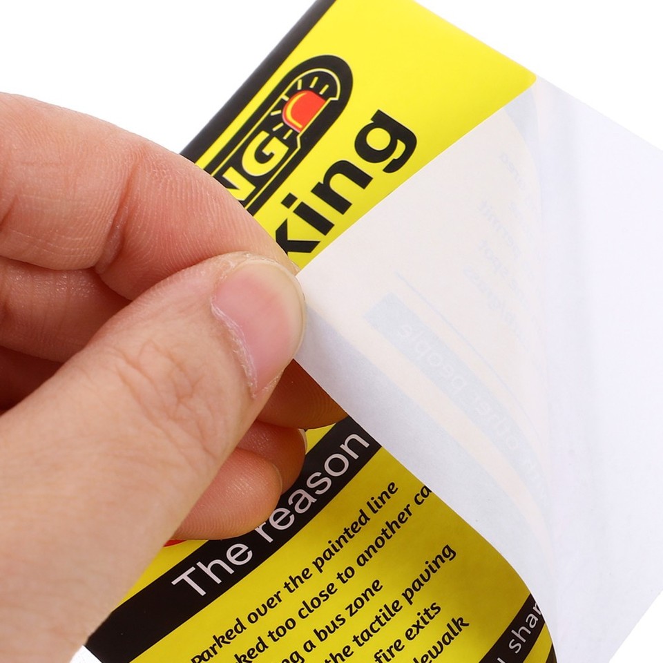 200 Sheets No Parking Reminding Sticker Private Violation Stickers ...