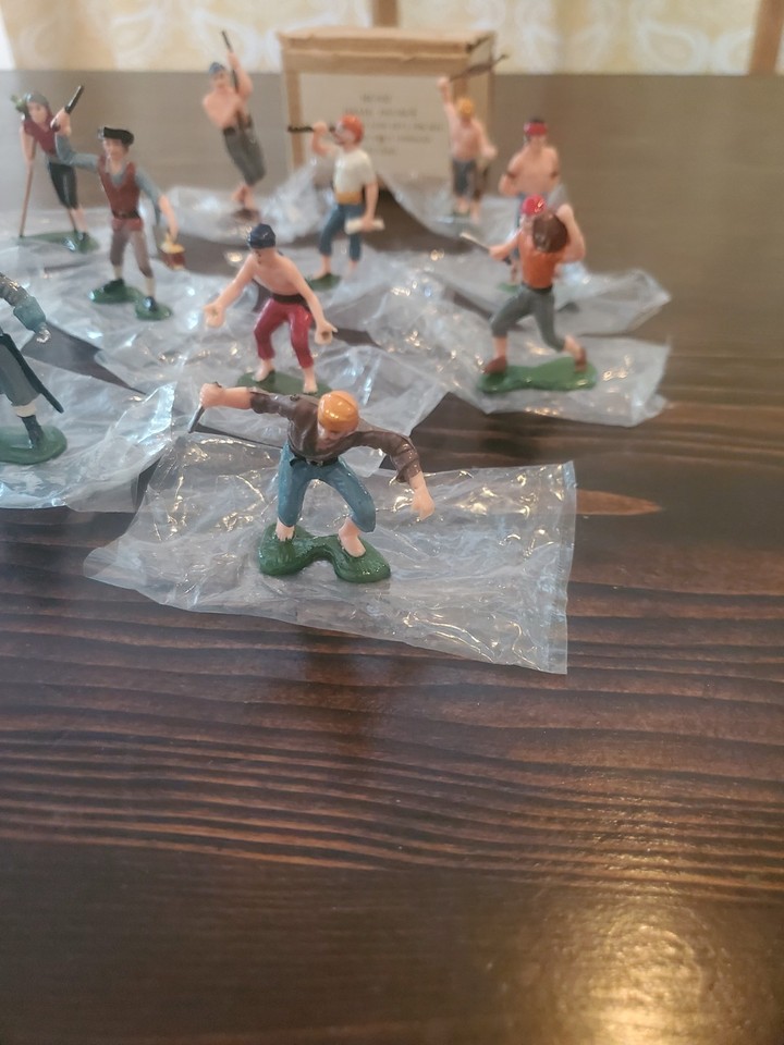 Marx 1960's Hard Plastic Hand Painted Pirates In Original Bags And ...