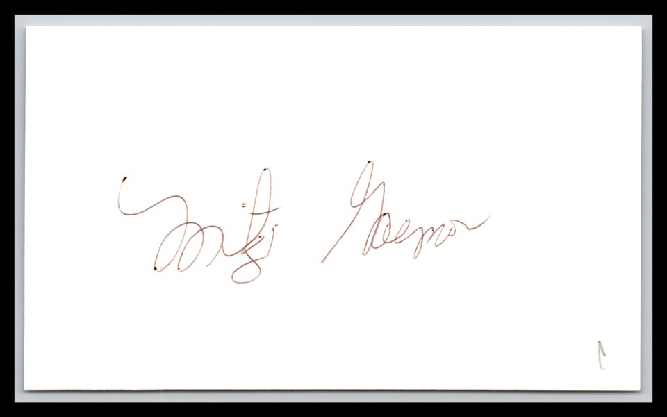 Mitzi Gaynor - Actress - 3x5 Card - Signed / Autograph (c) | eBay