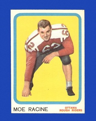 1963 Topps Cfl Set-Break # 55 Moe Racine NM-MT OR BETTER *GMCARDS* | eBay
