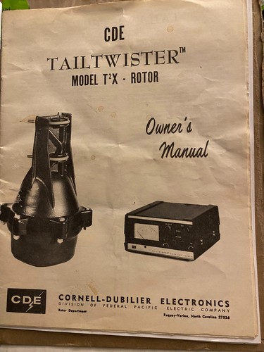 CDE Antenna rotator T2X with controller and cable | eBay