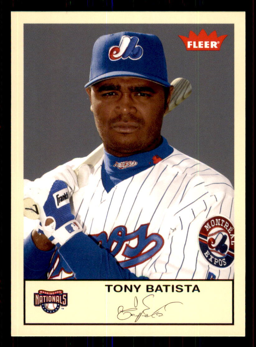 2005 Fleer Tradition #78 Tony Batista Washington Nationals | eBay